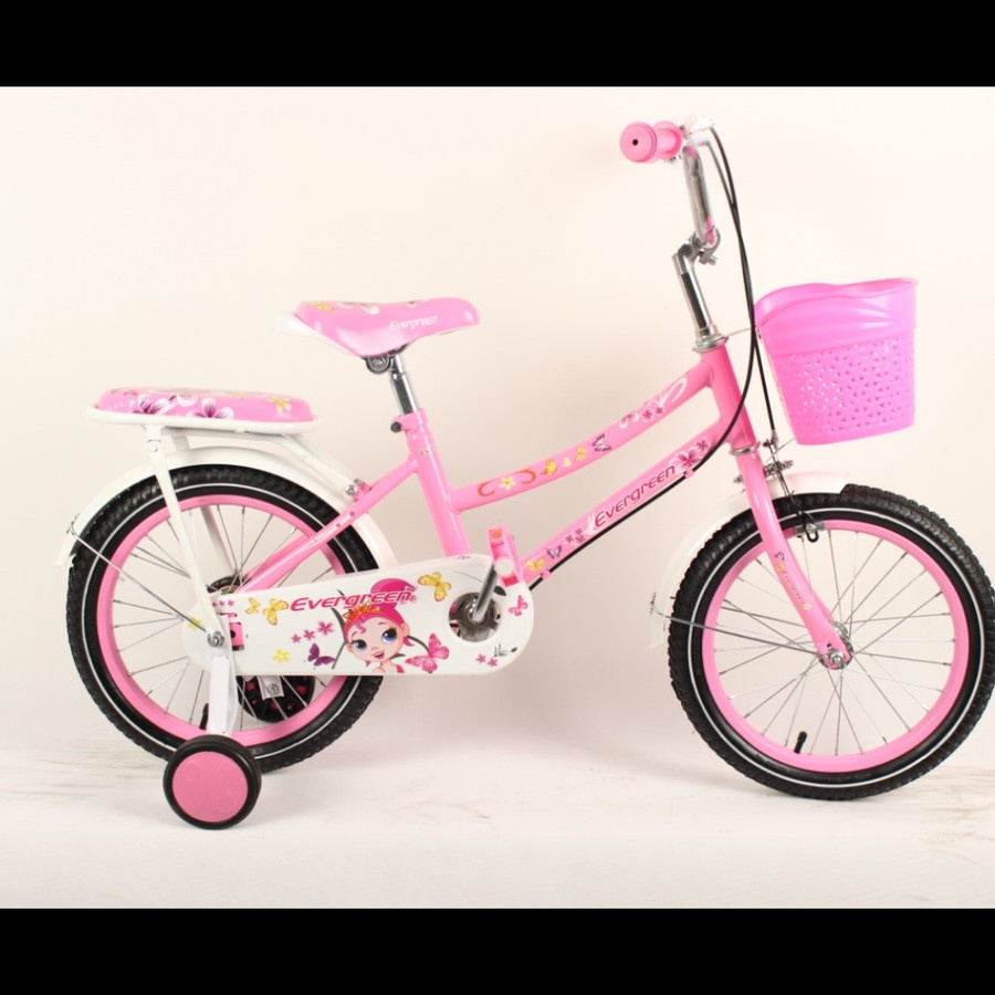 Jual Sepeda mini anak cewek 16 inc evergreen bisa buat anak umur 5 ...