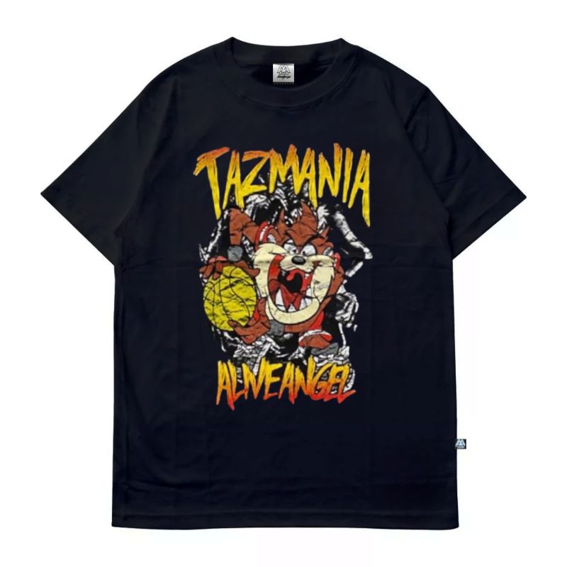 Jual KAOS KARTUN DISTRO TAZMANIA HITAM KATUN / T-SHIRT BAJU STREEWEAR ...