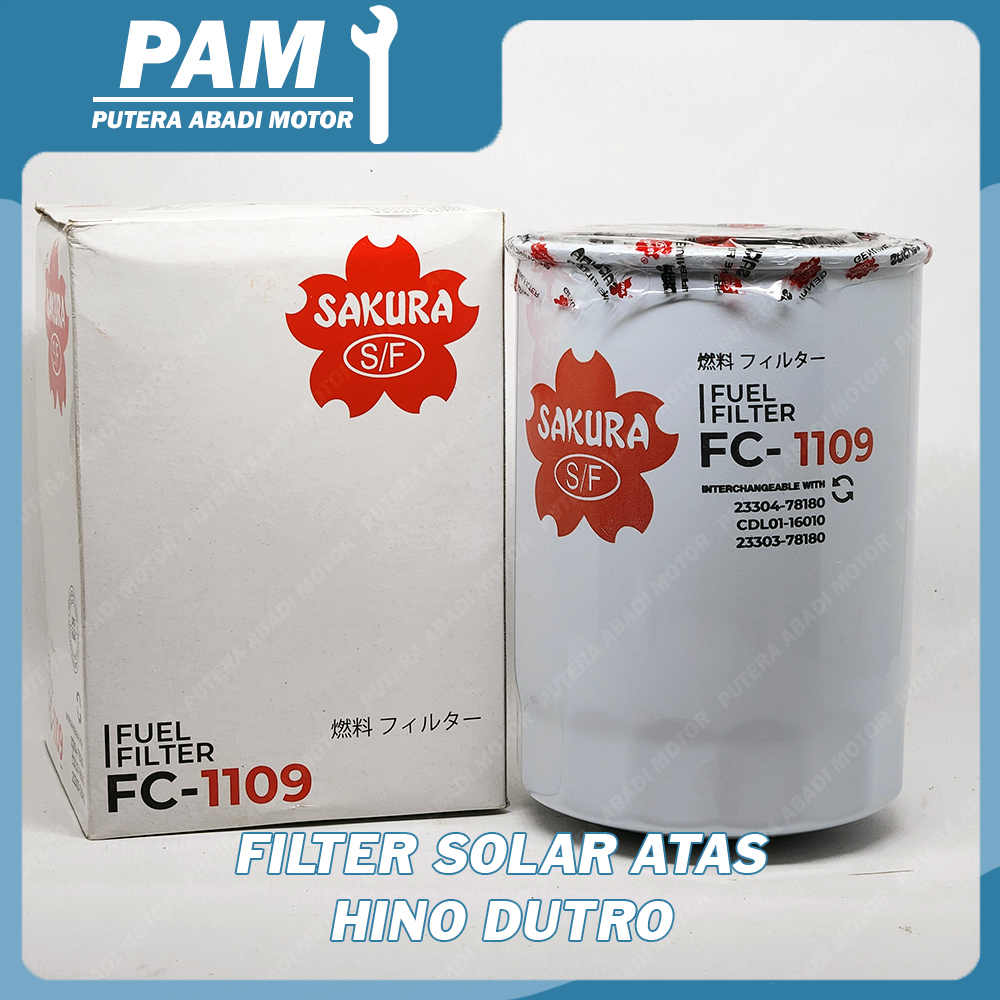 Jual Filter Solar Atas Hino Dutro Sakura tipe FC-1109 FC 1109 Fuel ...