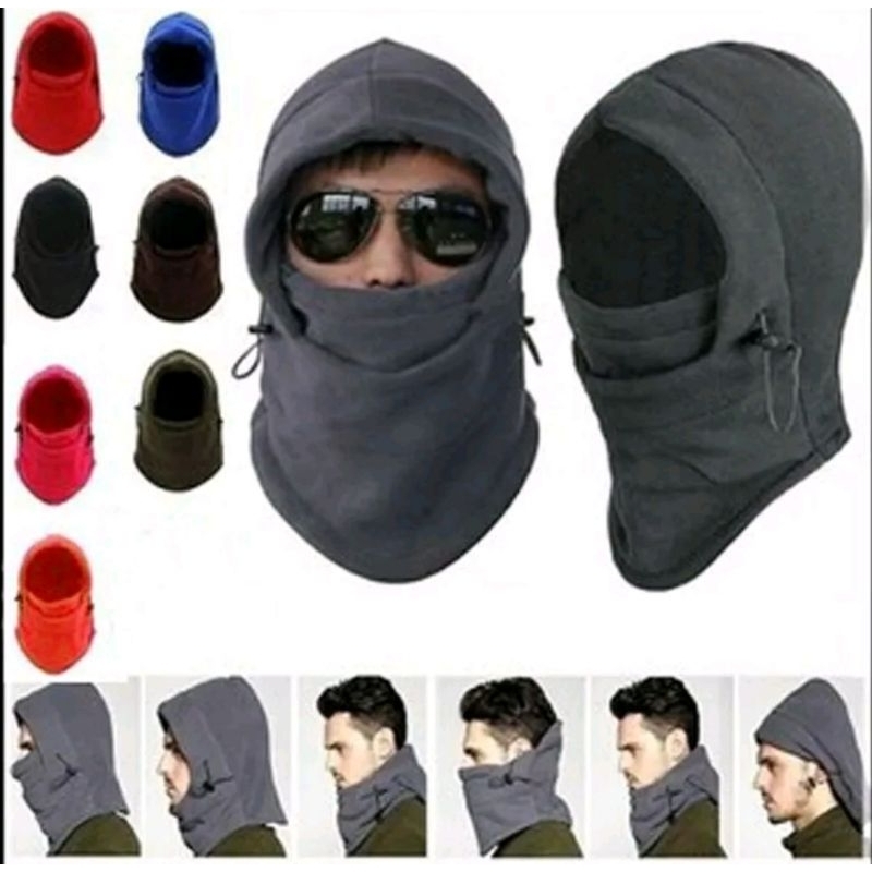 Jual Topi Polar Balaclava Kupluk Ninja Jepang Terbaru Motif Warna Polos ...