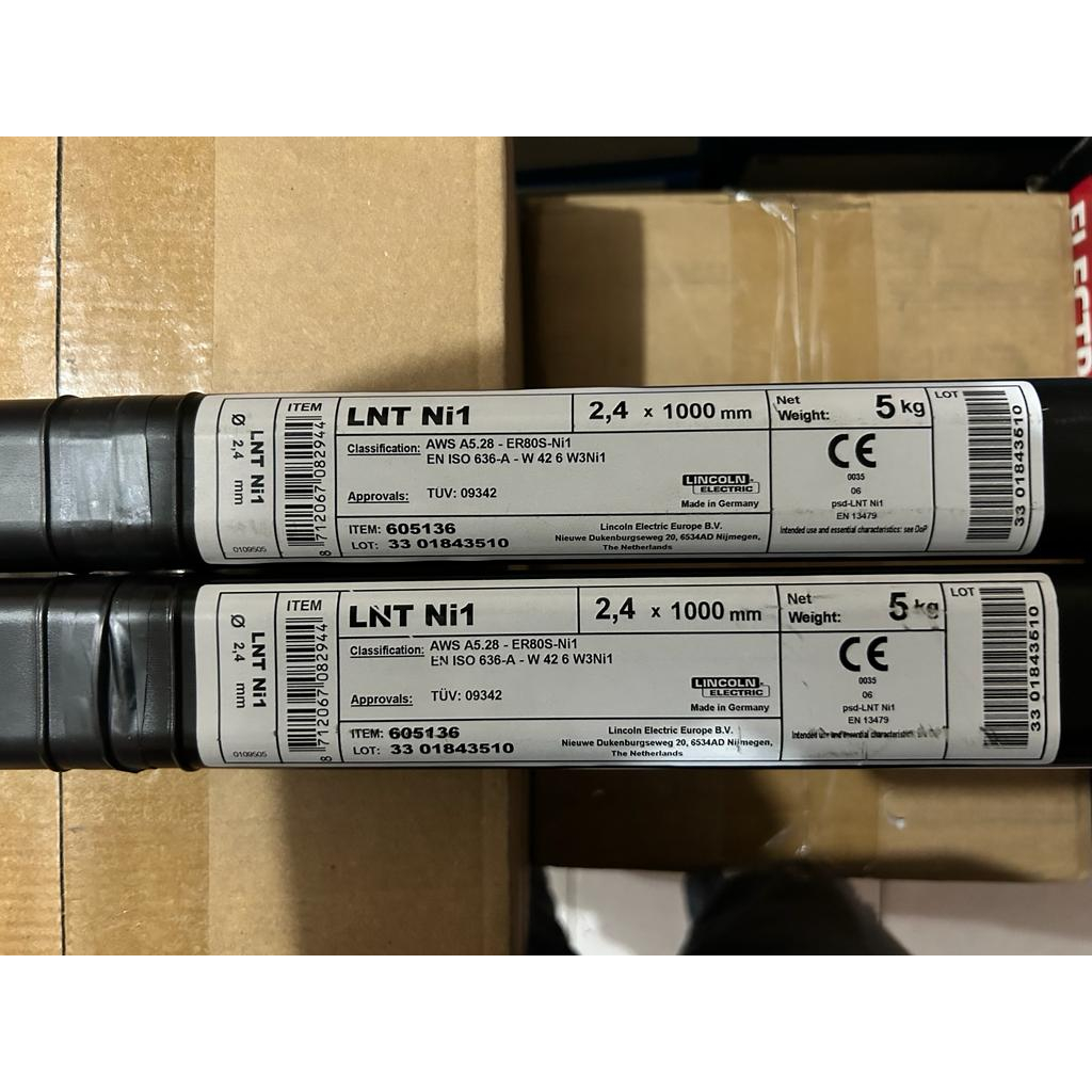 Jual Kawat Las Lincoln Tig ER80S-Ni1 LNT Diameter 2.4mm | Shopee Indonesia