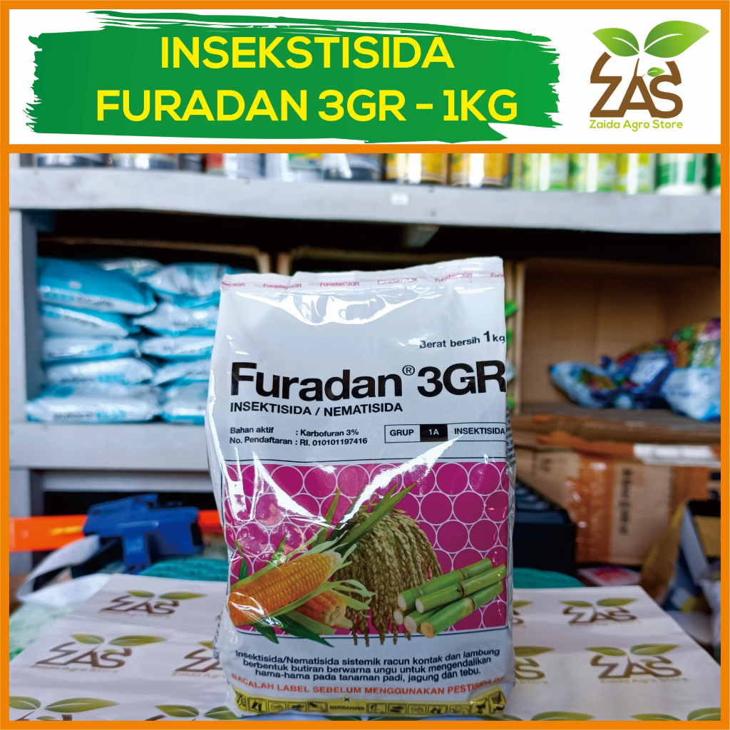 Jual FURADAN 3GR - 1 KG - INSEKTISIDA / NEMATISIDA | Shopee Indonesia