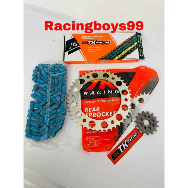 Jual Gear Set CRF 150 L TK Rantai Biru Supermoto Harian Trabasan GTX ...