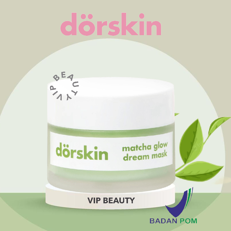 Jual DORSKIN Matcha Glow Dream Sleeping Mask 30g | Shopee Indonesia