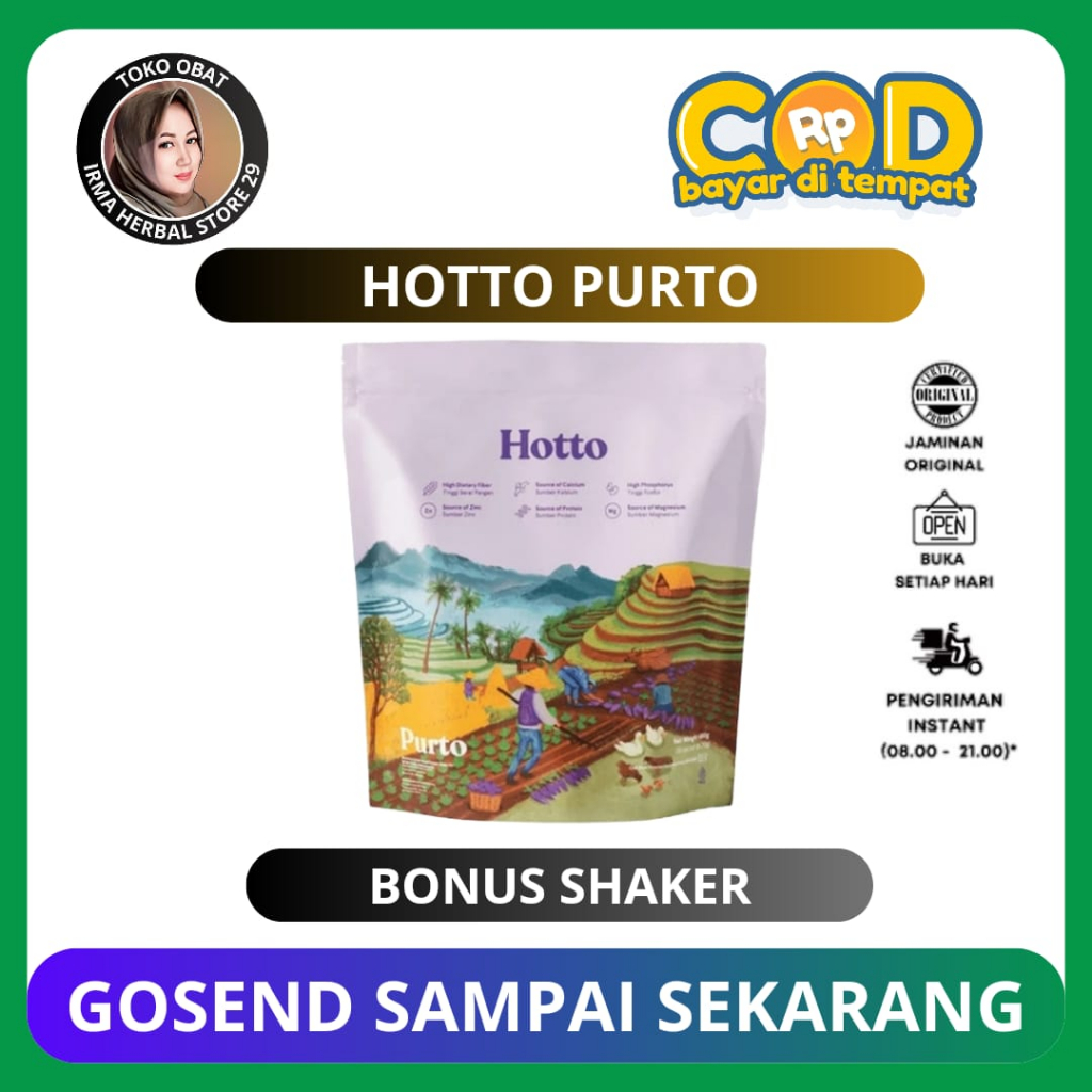 Jual HOTTO PURTO SUPERFOOD MULTIGRAIN PURPLE POTATO UBI UNGU 1 POUCH 16 ...