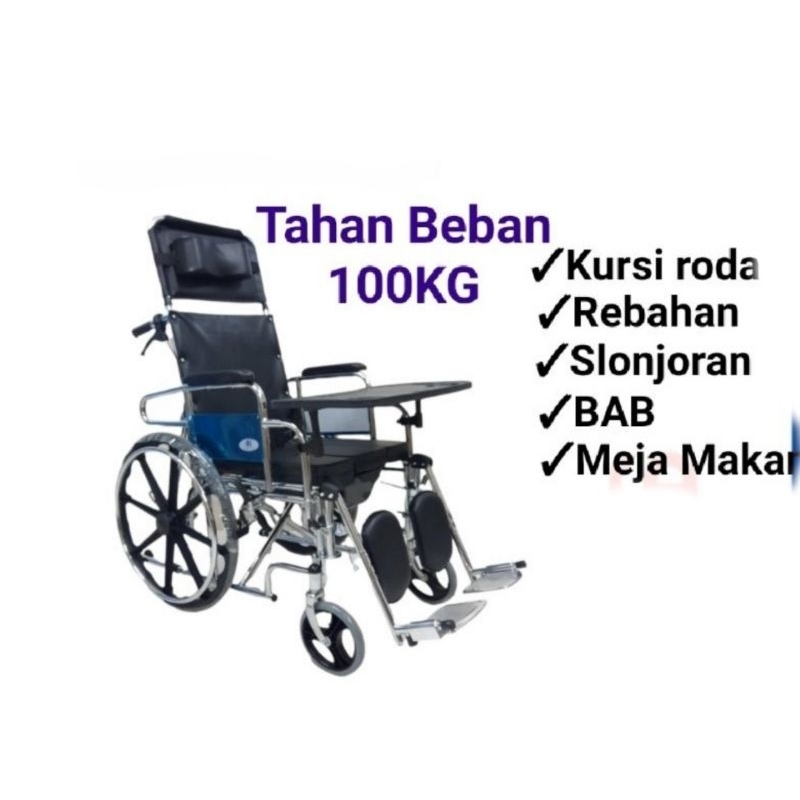 Jual KURSI RODA 5 IN 1-KURSI RODA 5IN1 SELONJORAN+BAB+MAKAN+Tidur ...