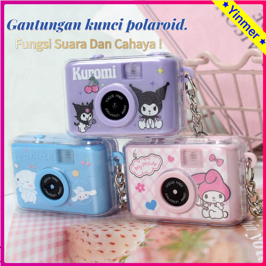 Jual COD Sanrio Anak Mini Kamera Emitting Gantungan Kamera Mini Kuromi ...