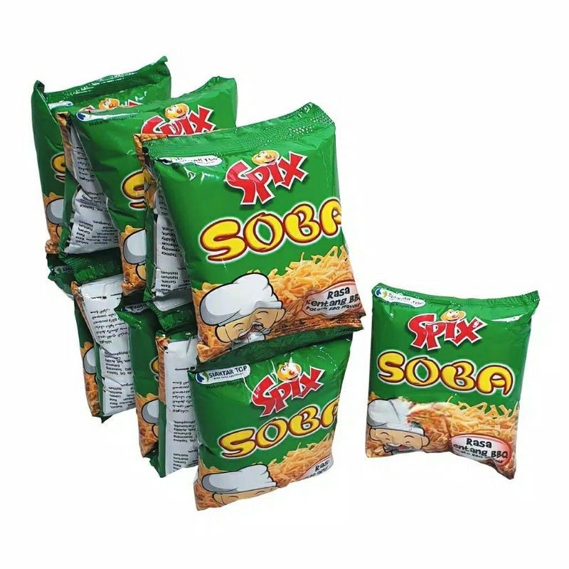 Jual ( BERKAH ) SOBA SPIX Mie Renceng 10 pcs x 17gr Spix Soba Mie ...