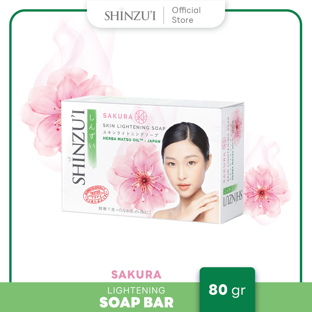 Jual Shinzui Sabun Batang Sakura 80g | Shopee Indonesia