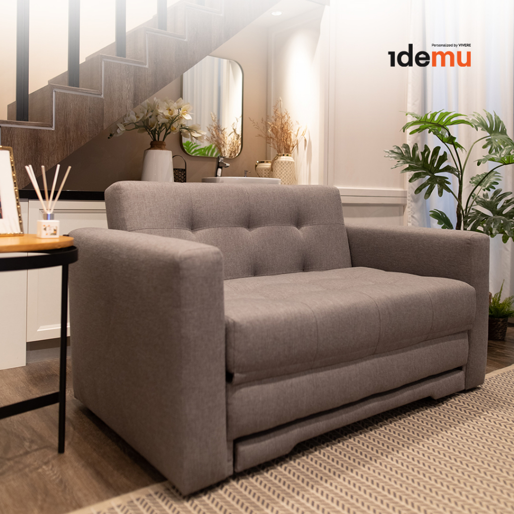 Jual IDEMU Samara Sofa Bed 2 Seater Furniture Minimalis | Shopee Indonesia