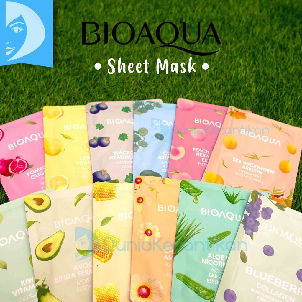 Jual KECANTIKAN BIOAQUA Fruit Sheet Mask Hydrating Essence Face Mask Sheet Nature Skin Care ...