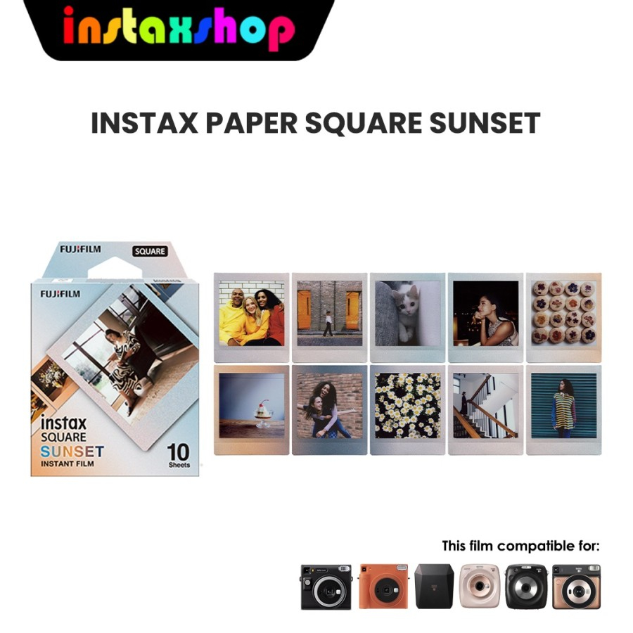 Jual Fujifilm Instax Square Paper Sunset Film | Shopee Indonesia