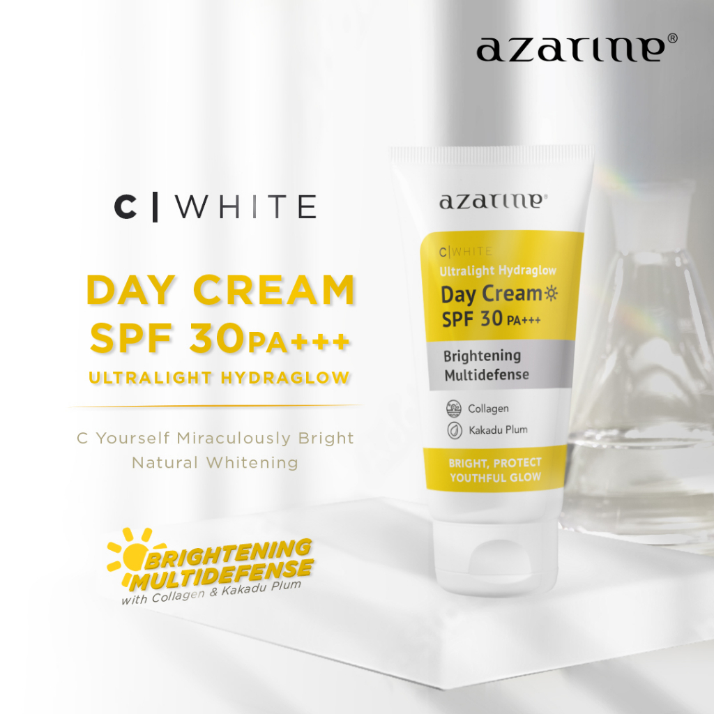 Jual Azarine C White Ultralight Hydraglow Day Cream 25g | Shopee Indonesia