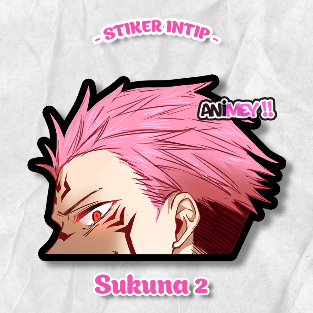 Jual Stiker Intip Sukuna / Sticker Anime Waterproof | Shopee Indonesia