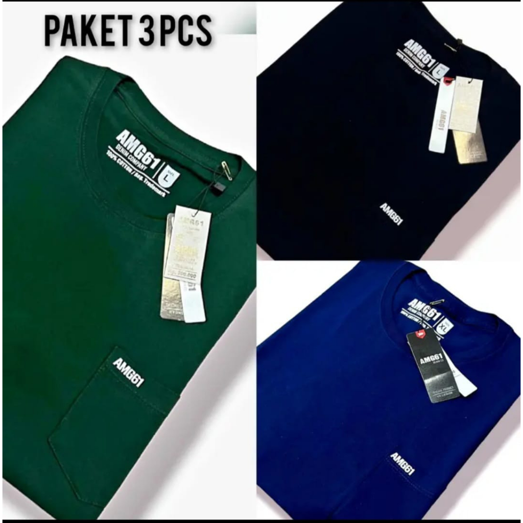 Jual PAKET ISI 3 PCS KAOS POKET SAKU PRIA WANITA AMG61 | KAOS POLOS ... Jual PAKET ISI 3 PCS KAOS POKET SAKU PRIA WANITA AMG61 | KAOS POLOS ...
