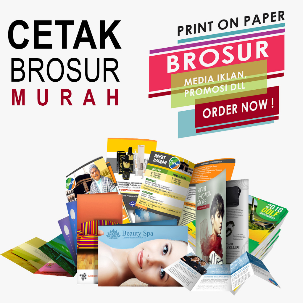 Jual Cetak Murah Brosur A4 (2 Sisi) Art Paper 120gr / 2 Rim (1000lbr) | Shopee Indonesia