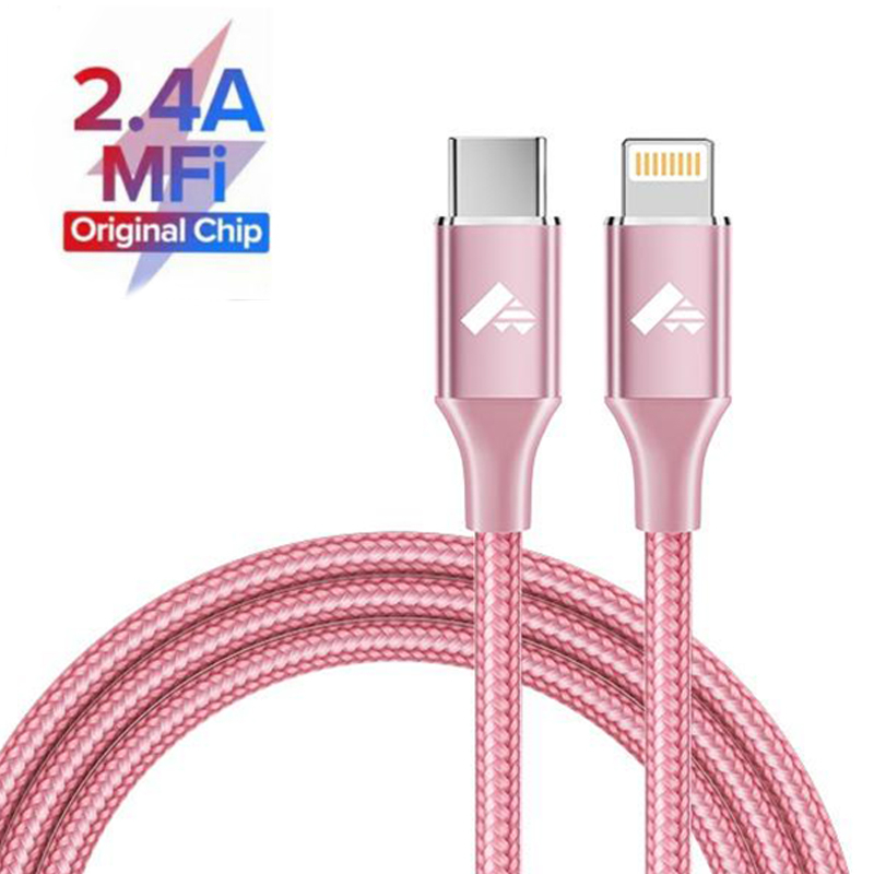 Jual Ori MFi Lightning 2.4A Kabel Data iPhone iPad Type C To Lightning Fast Charging USB C to ...
