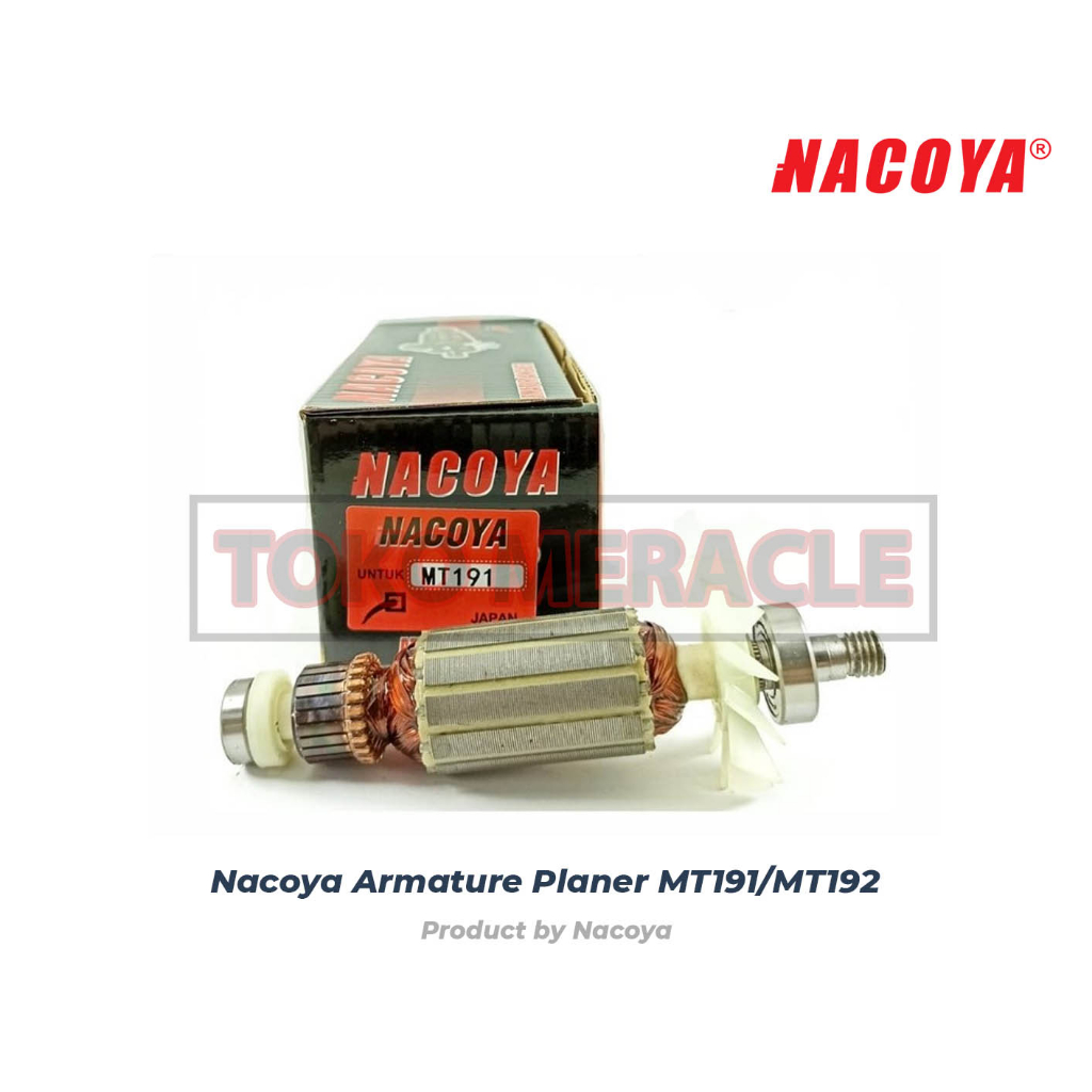Jual [ARMATURE] Nacoya Armature MT191/MT192 - Angker Rotor Mesin Serut ...