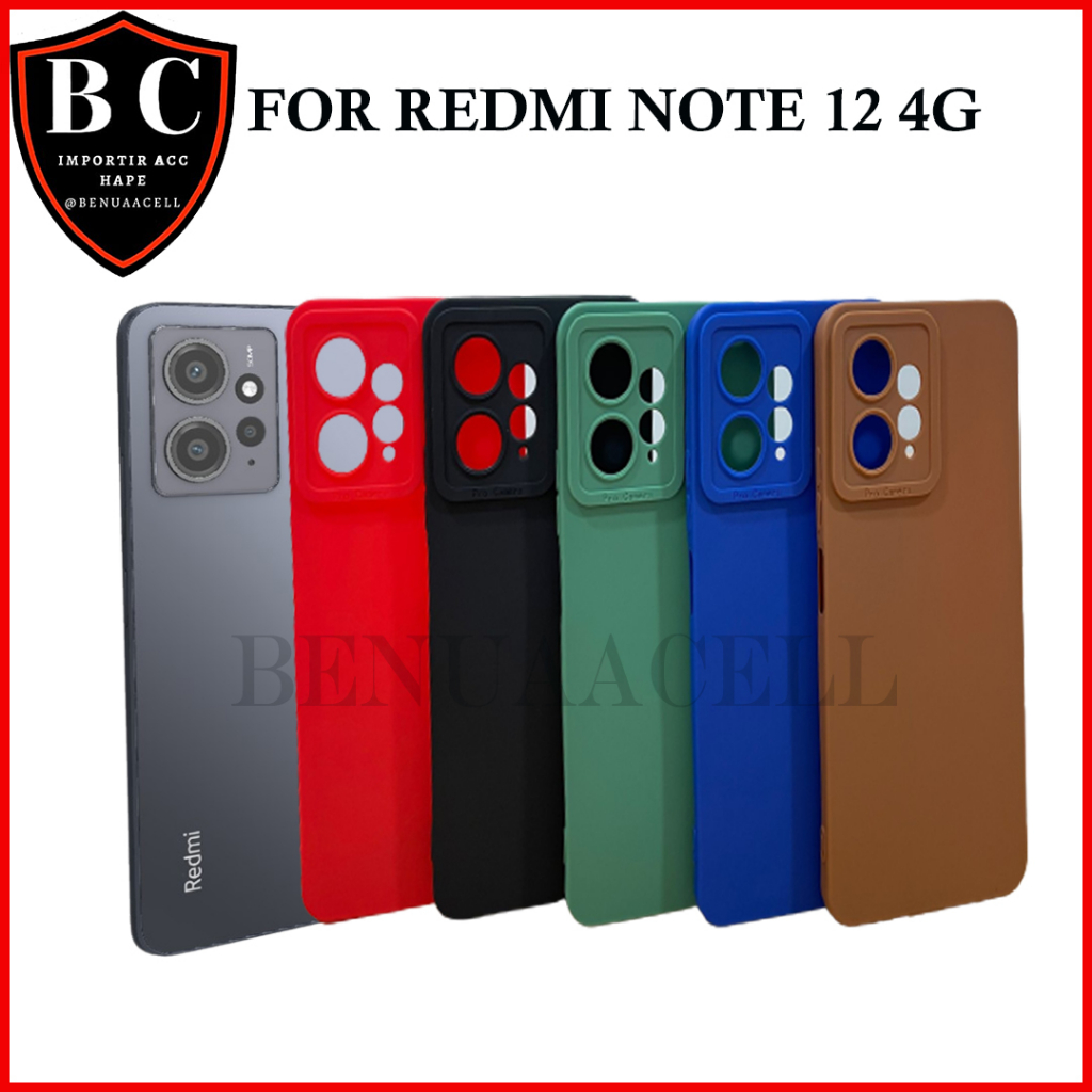 Jual CASE REDMI NOTE 12 4G - SOFTCASE PRO CAMERA XIAOMI REDMI NOTE 14 ...