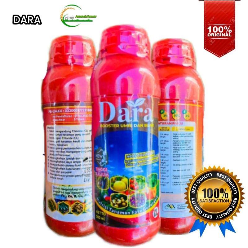Jual Dara Pupuk Boster Buah Penambah Bobot Buah isi 500ml | Shopee Indonesia