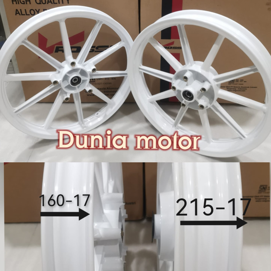 Jual velg racing pelek mx king 150 swan palang 10 ori v rossi include ...