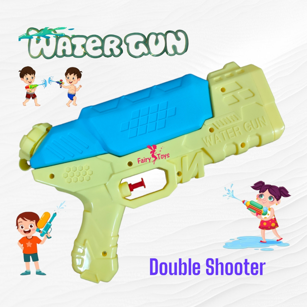 Jual Pistol Air Mainan Anak Water Gun Tembak Tembakan Watergun Seru ...