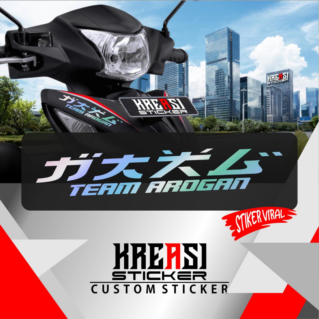 Jual STIKER TEAM AROGAN HOLOGRAM | Shopee Indonesia