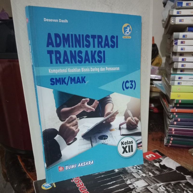 Jual buku administrasi transaksi SMK kelas 3-12 penerbit bumi aksara ...