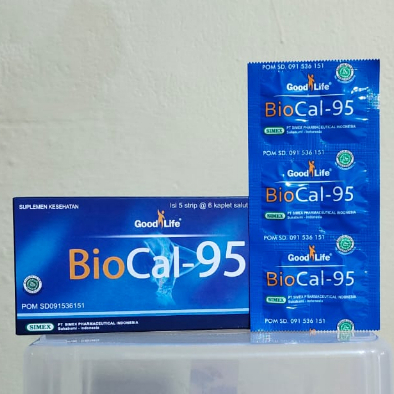 Jual Biocal-95 (Bio Cal 95 Box 30 Tablet) Biocal 95-Vitamin Tulang ...