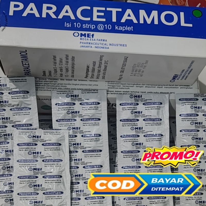 Jual Paracetamol mef tablet 1box 10 strip | Shopee Indonesia