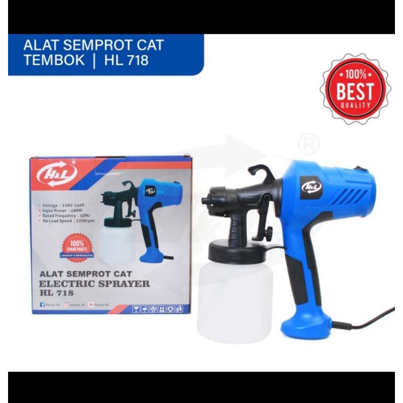 Jual Alat Semprot Cat Elektrik Spray cepat praktis Berkualitas | Shopee ...
