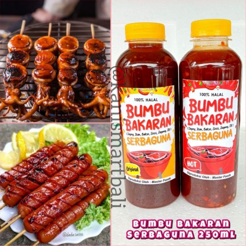 Jual saos bumbu bakaran saus sauce saos / ayam ikan bakar / sosis bakar ...