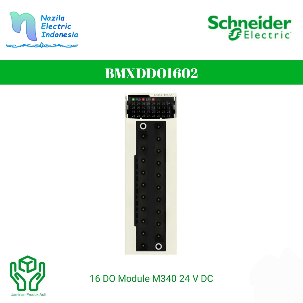 Jual Schneider BMXDDO1602 16 DO Module M340 24 V DC Original | Shopee ...