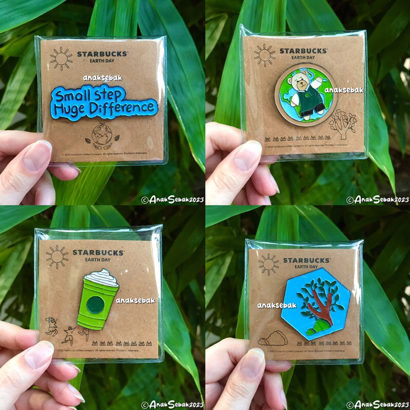 Jual Starbucks Collectible Pin Earth Month 2023 Edition | Shopee Indonesia