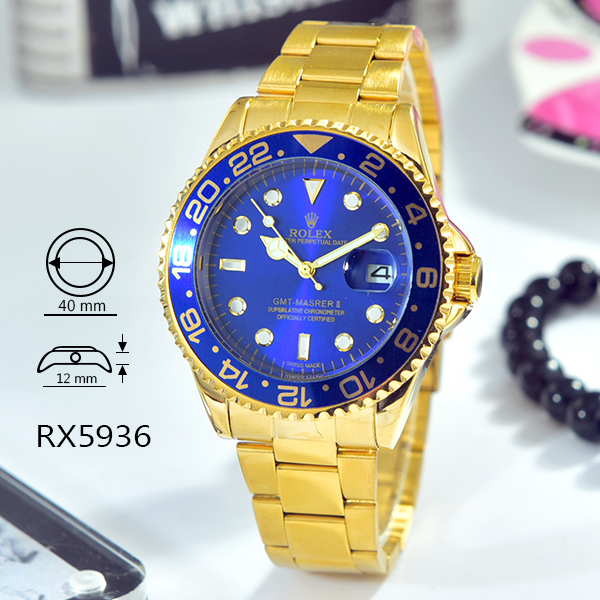 Jual Jam Tangan Pria Quartz Jam Cowok Jam Rantai Stainless Steel Luxury ...