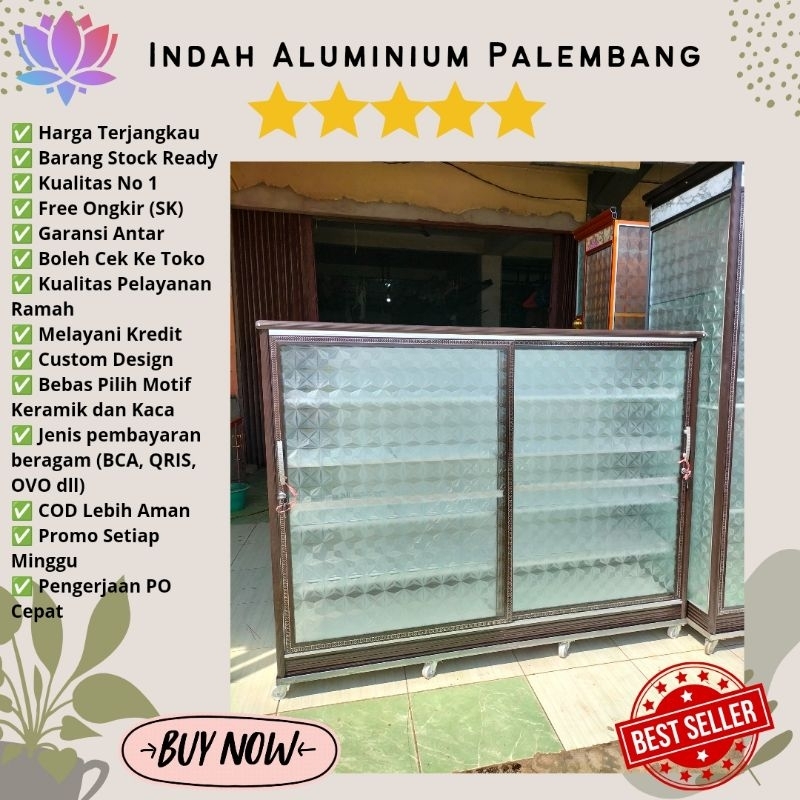 Jual RAK SEPATU SLIDING GESER ALUMINIUM JUMBO MURAH PALEMBANG | Shopee ...