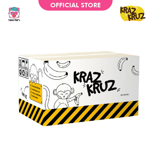 Jual ⭐YAKUI MART⭐Kraz Kruz Banana Crunch Snack Pisang (1 Karton ...