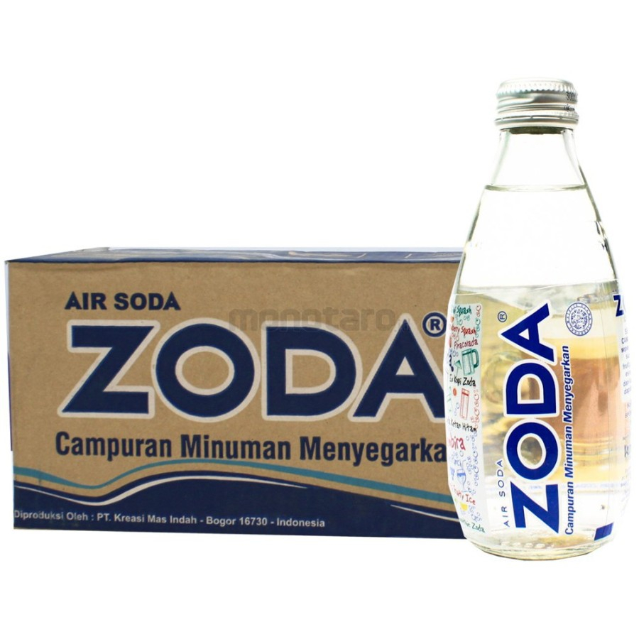 Jual Zoda Water Air Soda Tawar 1 dus isi 24 botol 250ml | Shopee Indonesia