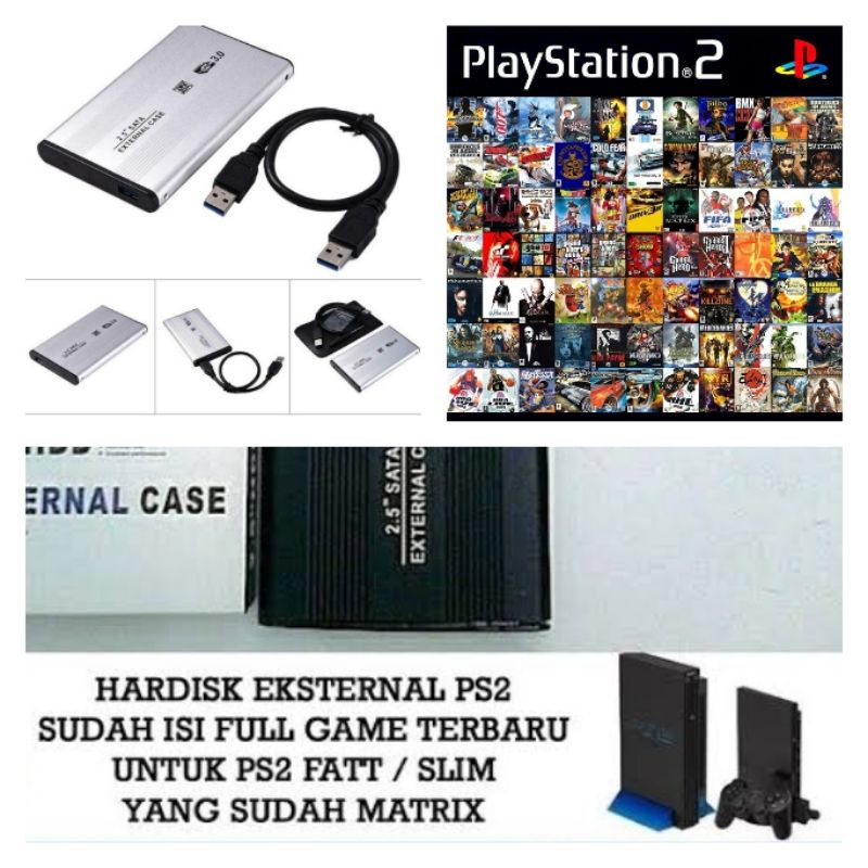 Jual Hardisk Sata USB 160GB Games PS2 Bisa Request | Shopee Indonesia