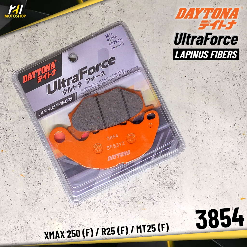Jual Kampas Rem Depan Daytona UltraForce Lapinus Fibers Yamaha XMAX 250 ...