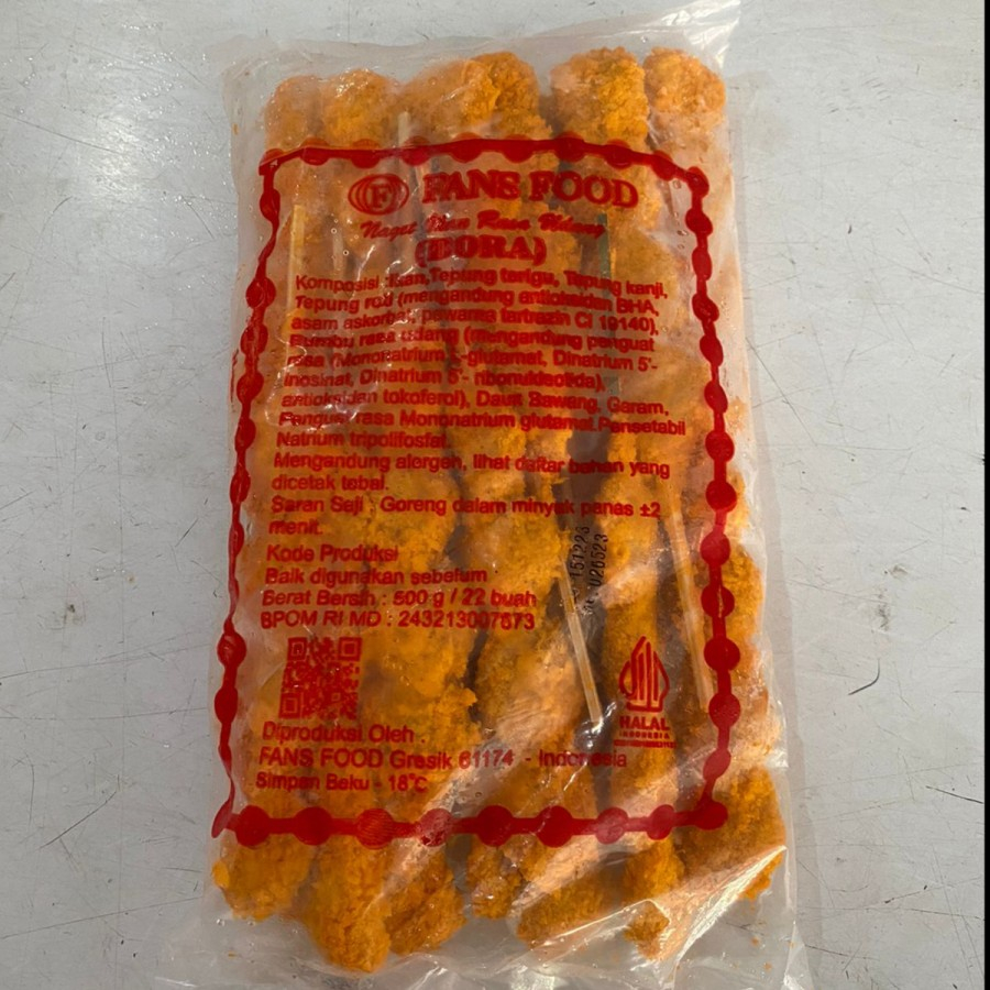 Jual FANS Food Naget Ikan Rasa Udang (DORA)/Fish Nugget Flavour Shrimp ...
