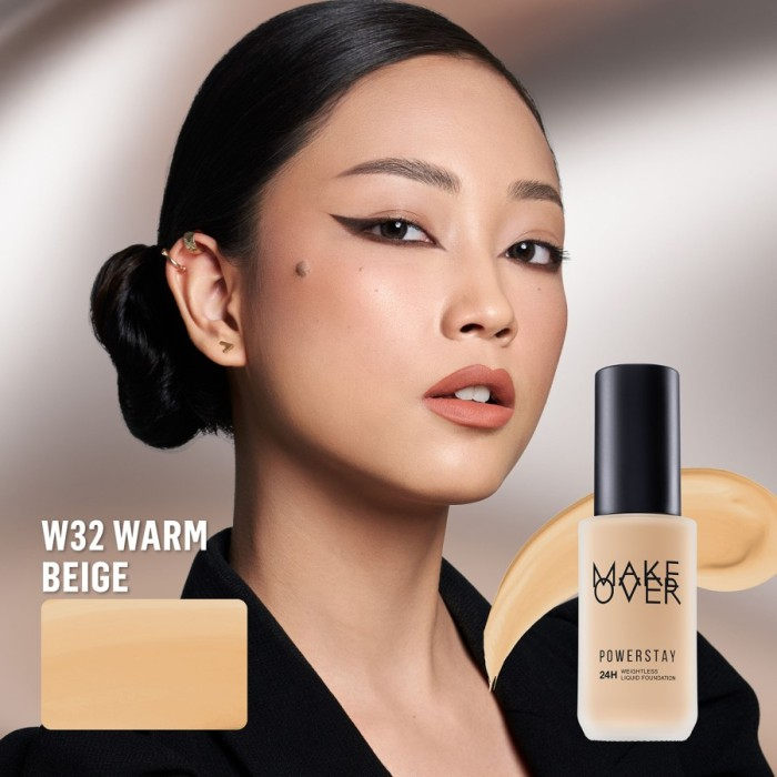 Jual Make Over Powerstay 24H Weightless Liquid Foundation 40ml | Oil ...