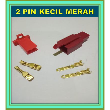 Jual SOCKET 2 PIN SKUN KECIL / SOKET KABEL 2 PIN SKUN KECIL /KONEKTOR ...