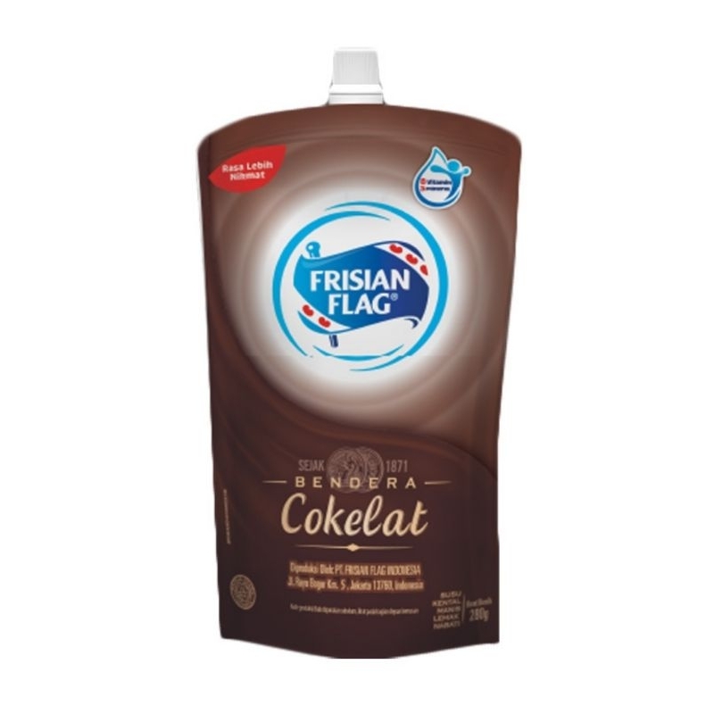Jual Frisian Flag Susu Kental Manis Coklat Pouch [260g] | Shopee Indonesia