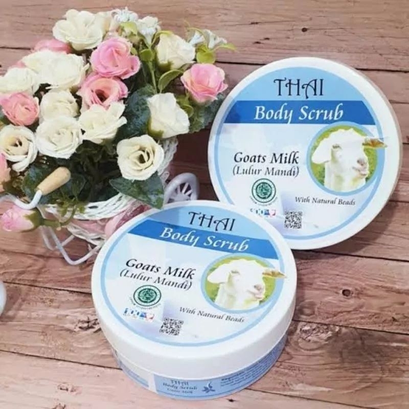 Jual Thai Body Scrub / Lulur Sabun Mandi 200g BPOM - Thai Rice Milk ...