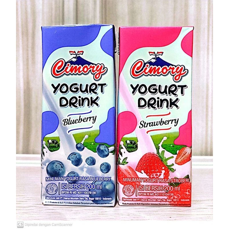 Jual CIMORY_YOGURT DRINK 200 ml | Cimory Strawberry | Cimory Blueberry ...
