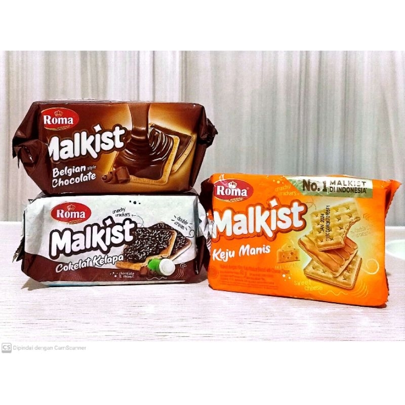Jual Roma MALKIST 90g isi 5 keping | Malkist Belgian Chocolate ...