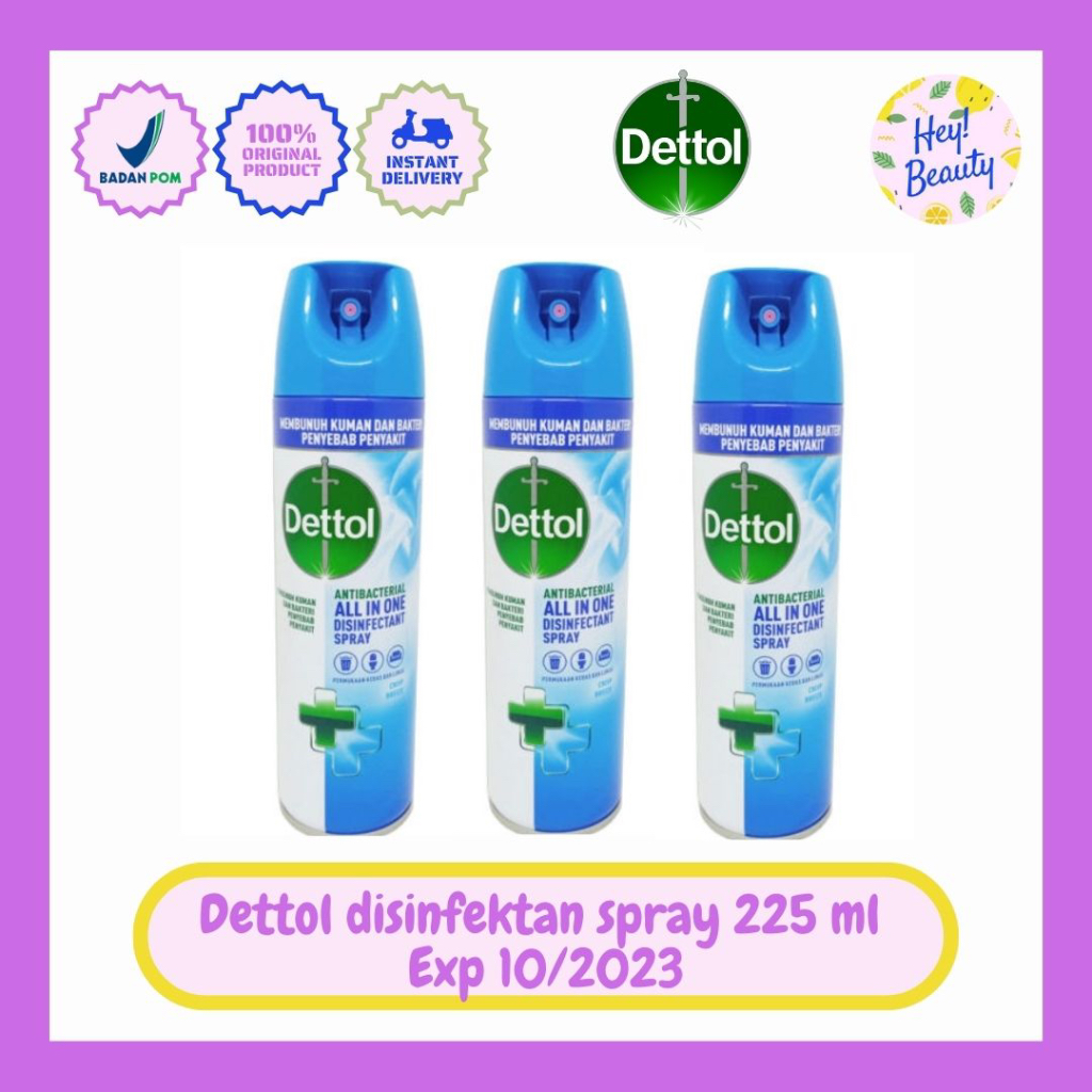 Jual DETTOL Disinfectant Spray Crisp Breeze 225 ML | Shopee Indonesia