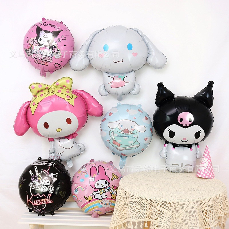 Jual Balon Sanrio Kuromi Cinnamoroll Pochacco My Melody | Shopee Indonesia