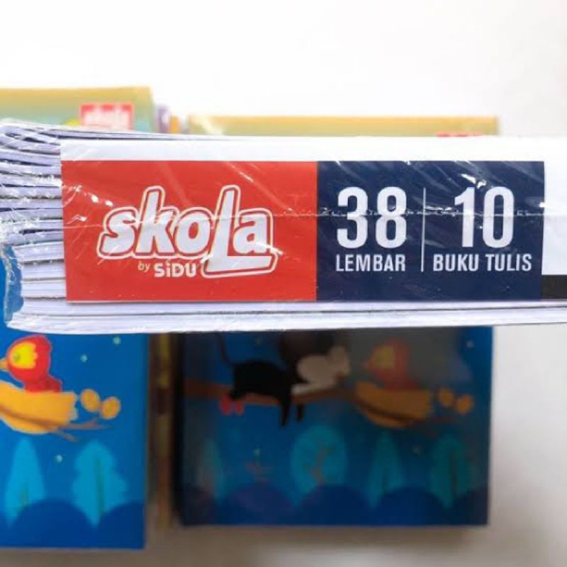 Jual BUKU TULIS SKOLA BY SIDU ISI 38 LEMBAR (PACK) | Shopee Indonesia
